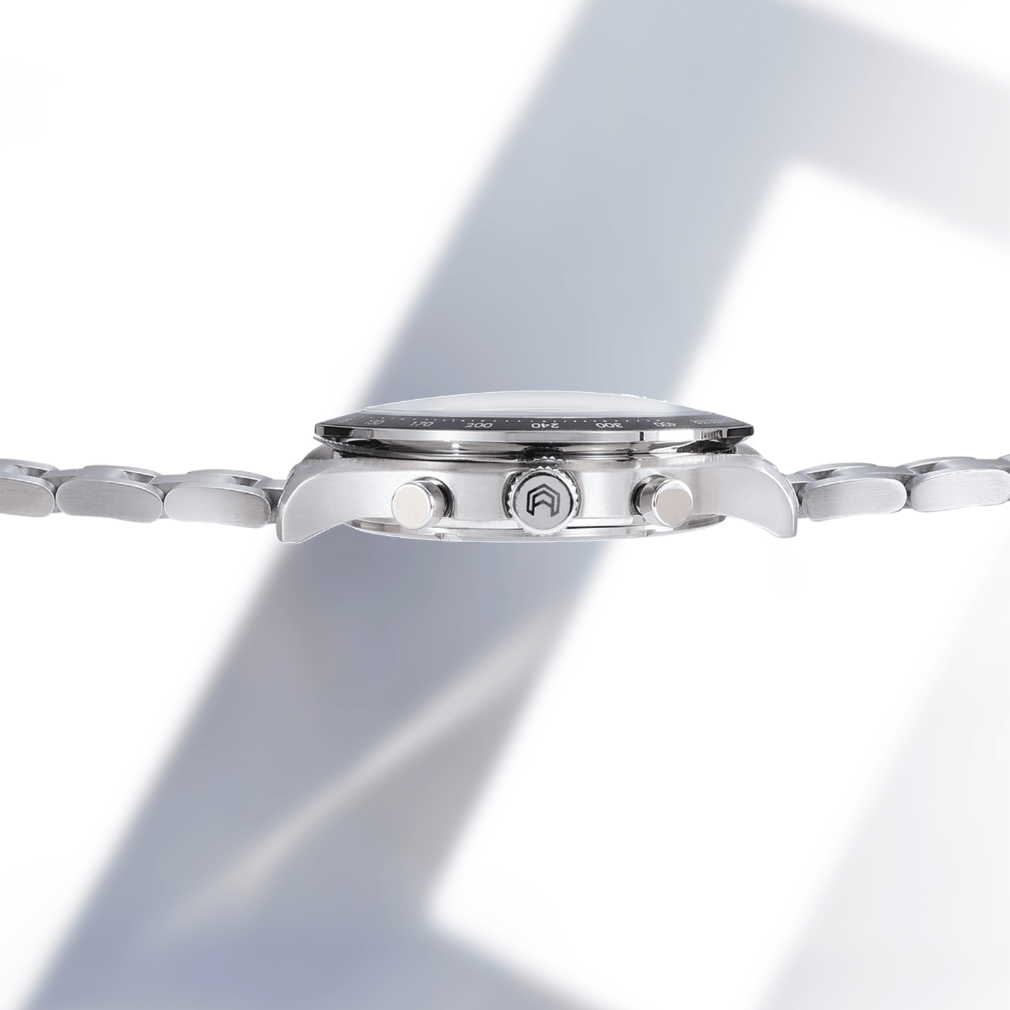 Pitstop Luxury Watch Reverse Panda Steel Strap Racing Timepiece ...